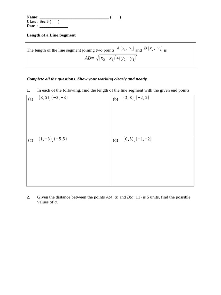 Length of Line Segment | PDF | Triangle | Euclid