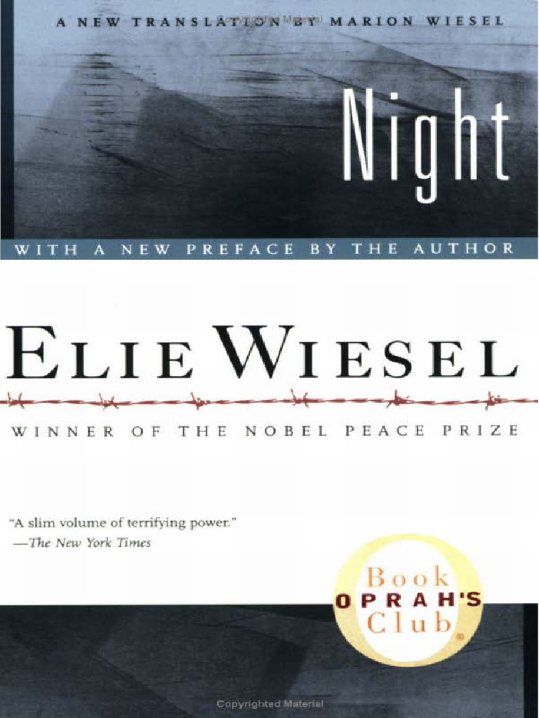 Annoated Elie Wiesel Night FULL TEXT | PDF | Burial