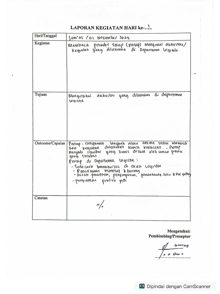 Mutmainnah Logbook Fima | PDF