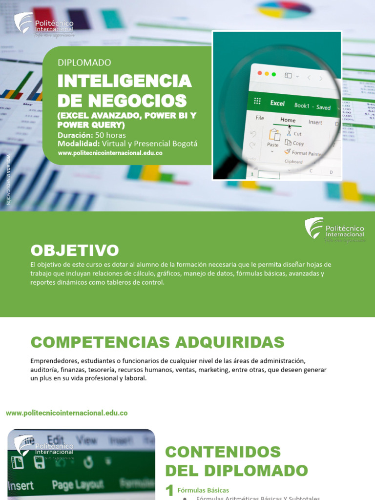 Inteligencia de Negocios Excel Avanzado Power BI y Power Query - PPTX 1 ...