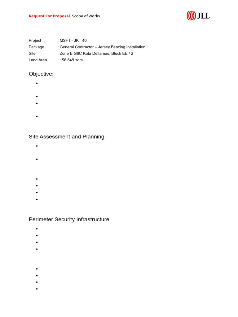 Jersey Fencing Installation RFP Details | PDF | Stormwater | Safety