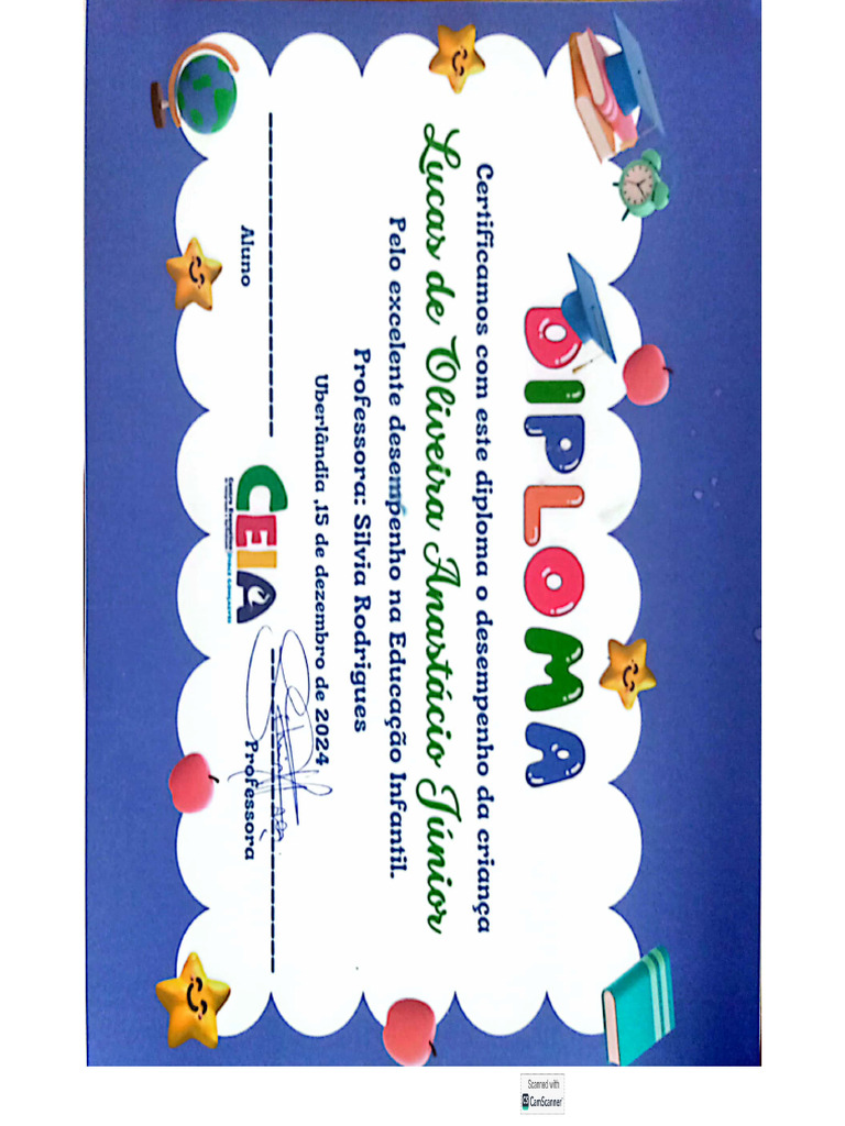 Certificado Lucas Júnior | PDF