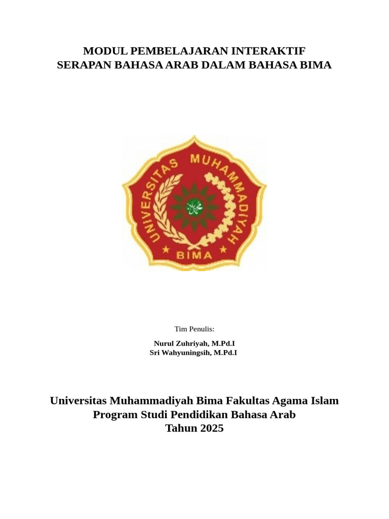 Rancangan Modul Fix | PDF