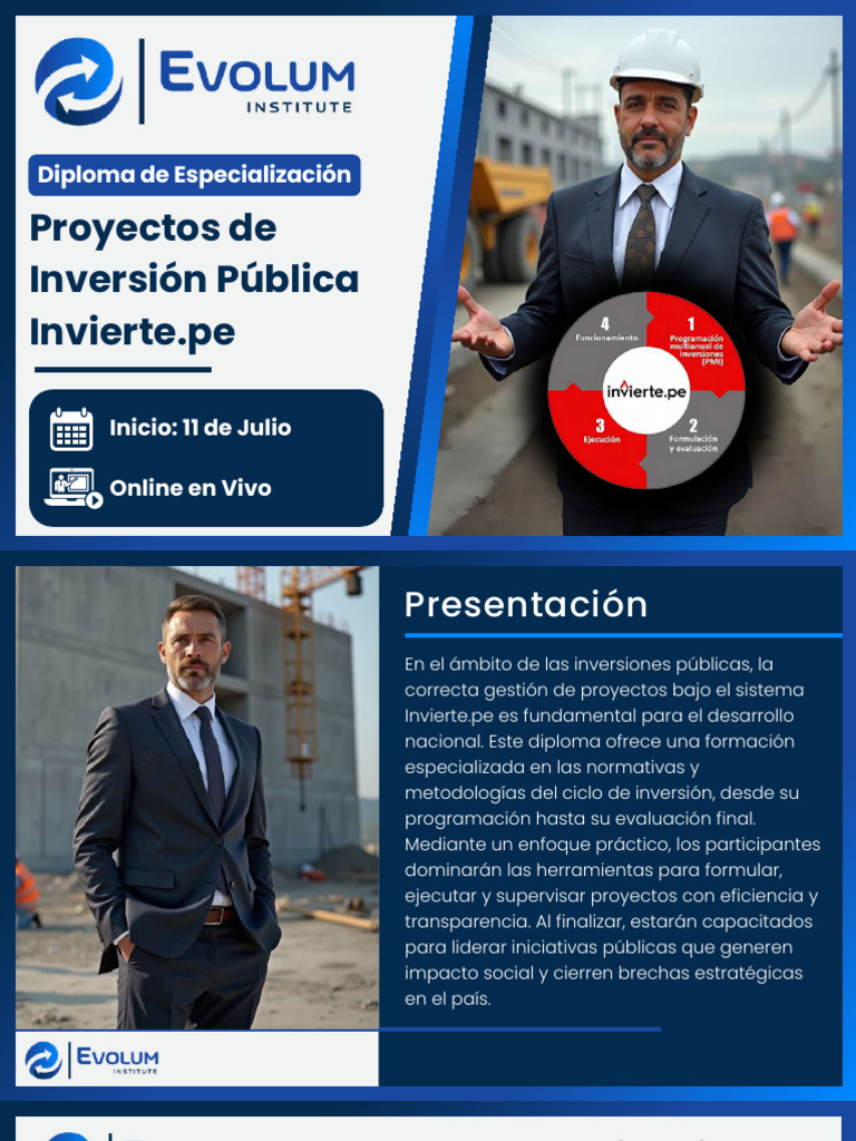 Proyectos de Inversion Publica Invierte - Pe - (11 Julio) | PDF