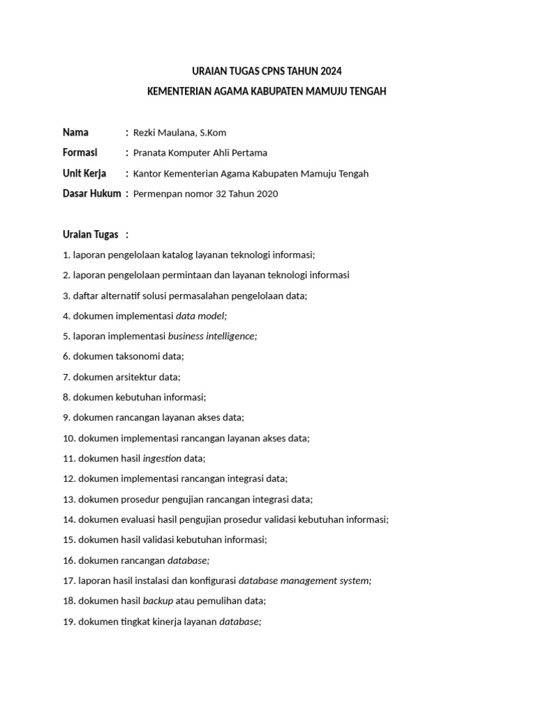 199307222025051001-Pranata Komputer-Rezki Maulana | PDF