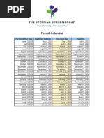 2024 Payroll Calendar Overview | PDF