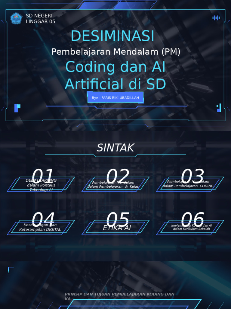 Pembelajaran Koding dan AI di SD | PDF