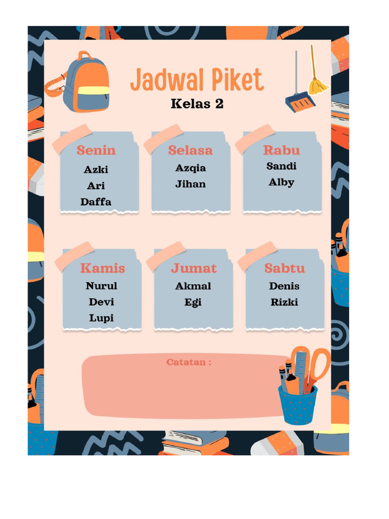 Jadwal Piket | PDF