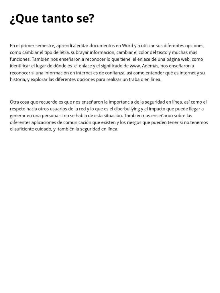 ¿Qué Tanto Se - 20250207 - 144042 - 0000 | PDF