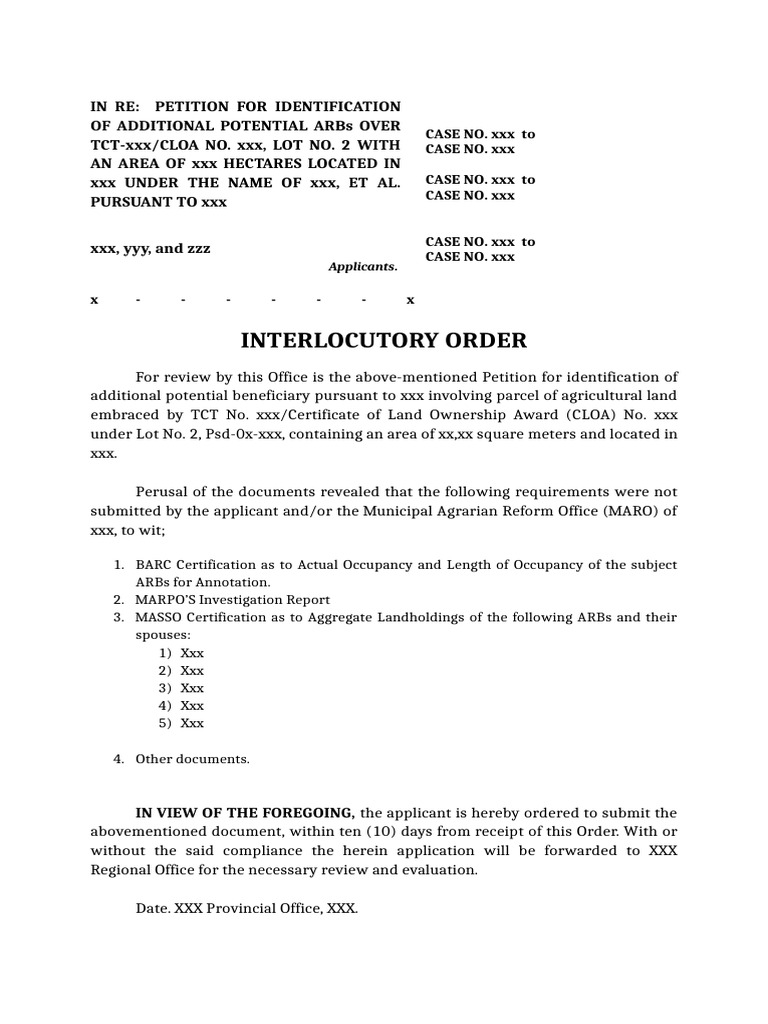 Interlocutory Order With Information | PDF | Chess Theory | Chess