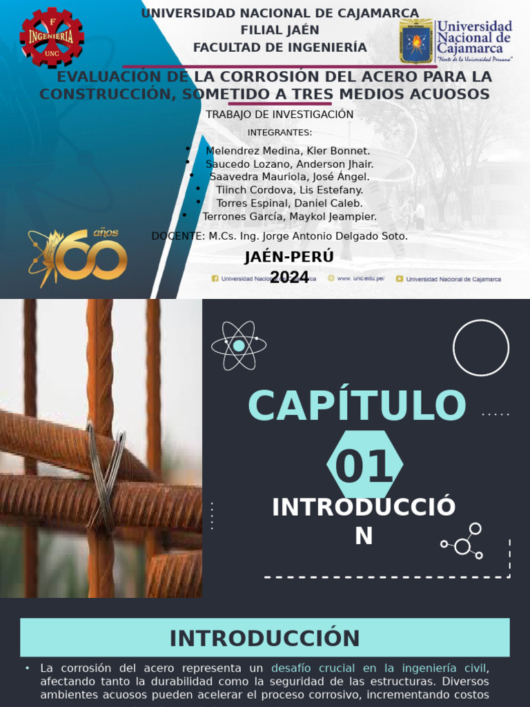 Evaluación de La Corrosión Del Acero para La Construcción, Sometido A ...