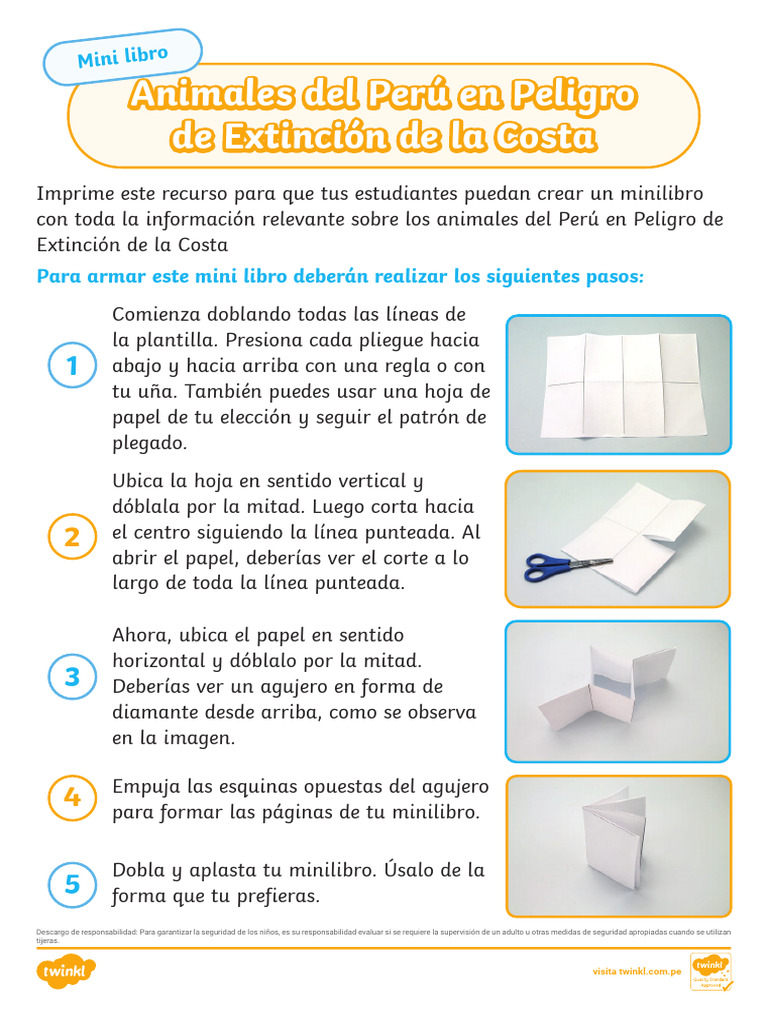 Sa Cn 1732474812 Minilibro Animales Del Peru en Peligro de Extincion de ...