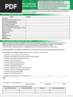 Dwu Non School Leaver Application Form | PDF | Science | Mathematics