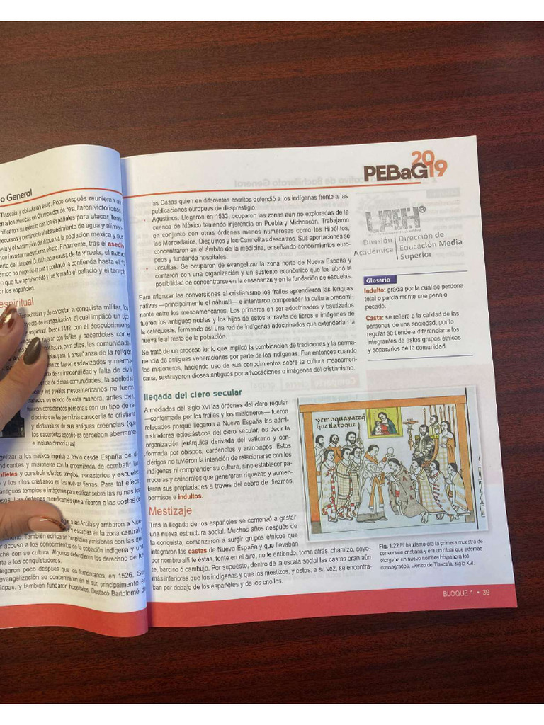 Página Libro Caída de México Tenochtitlan | PDF