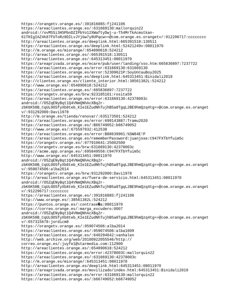 Orange - Es Ulp | PDF