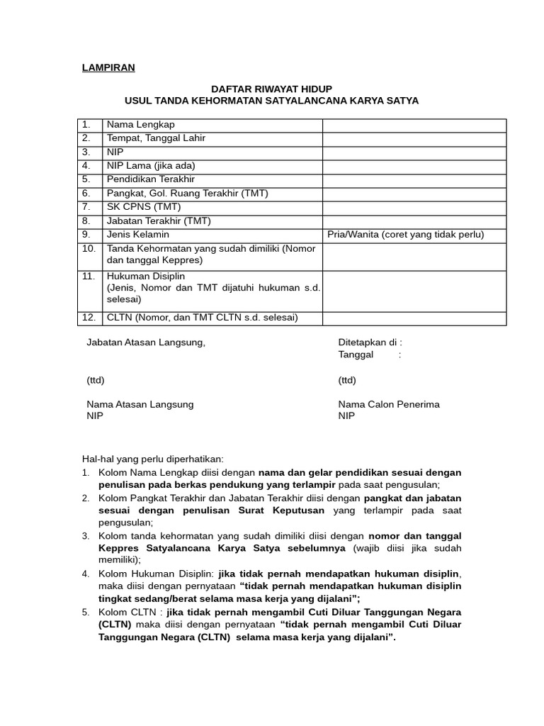 Format DRH SLKS Agustus 2026 | PDF