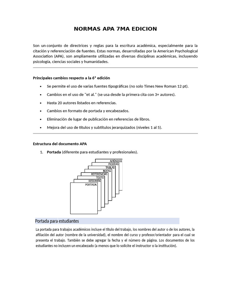 Normas Apa 7ma Edicion | PDF | Estilo apa