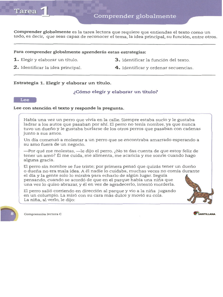 El Perro Sin Nombre | PDF | Comprensión lectora
