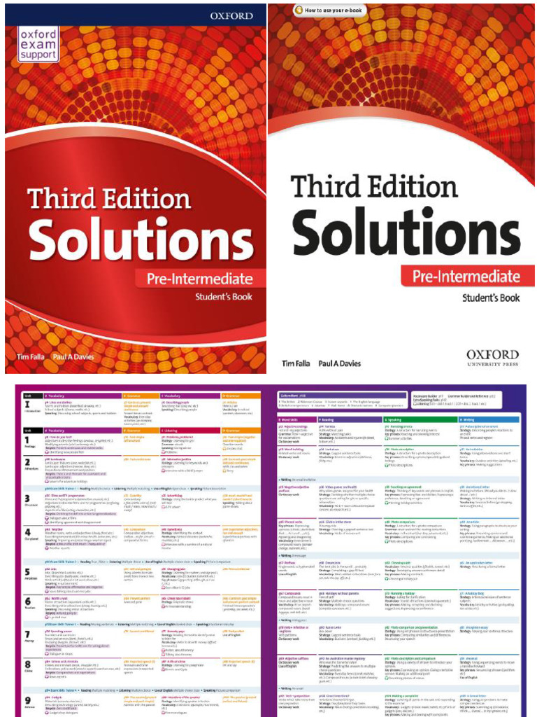 Muestra Third Edition Solutions Pre Intermediate Student's Book Answers ...