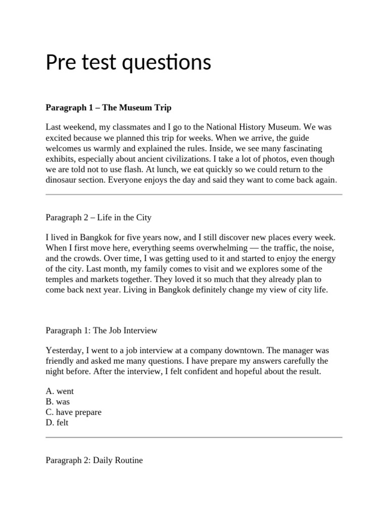 4.6 - 25 - (โบว์) สุพิชฌาย์ ศรีวรเวียง - Bow - Pre test questions | PDF