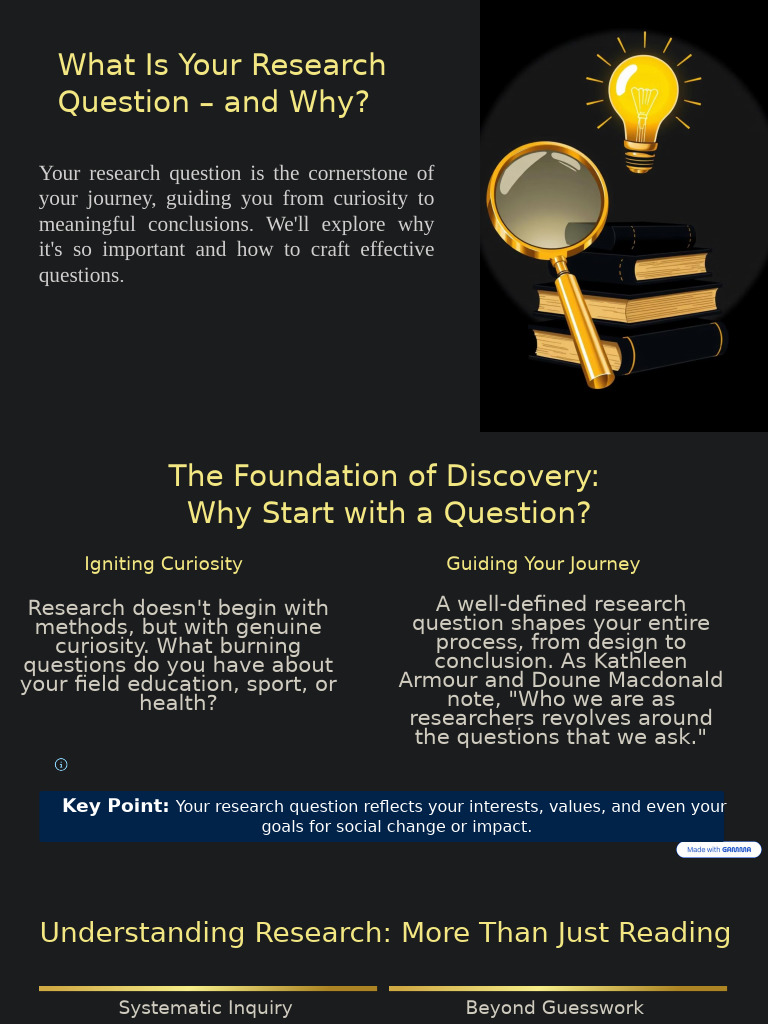 Crafting Effective Research Questions | PDF | Methodology | Learning
