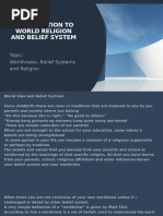 Grade 11: Intro to World Religions Module 1 | PDF | Theology | Polytheism