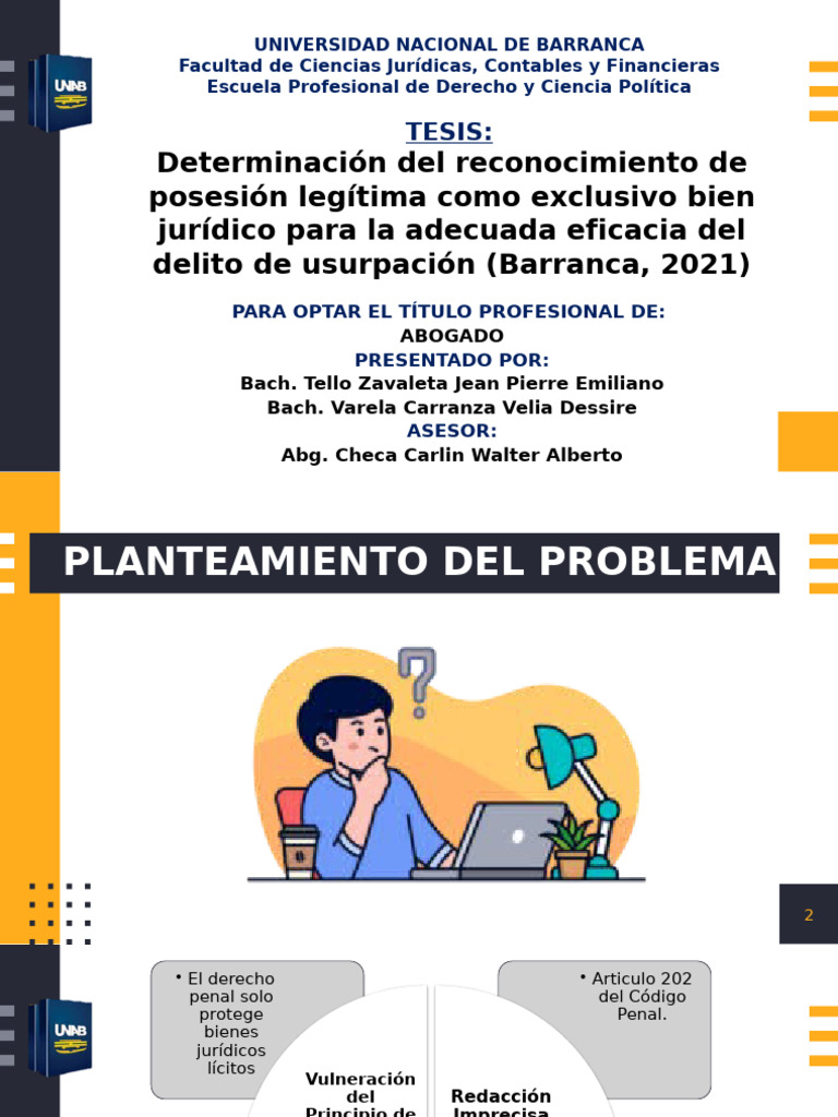 Posesión Legítima y Usurpación Jurídica | PDF | Posesión (Ley ...
