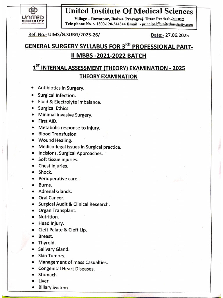 2021 Syllabus 1st Internal | PDF