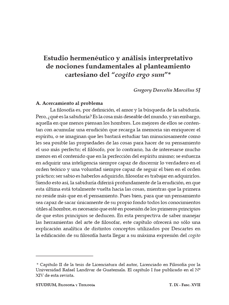 Msaade, 4 Marcelus | PDF | Verdad | René Descartes