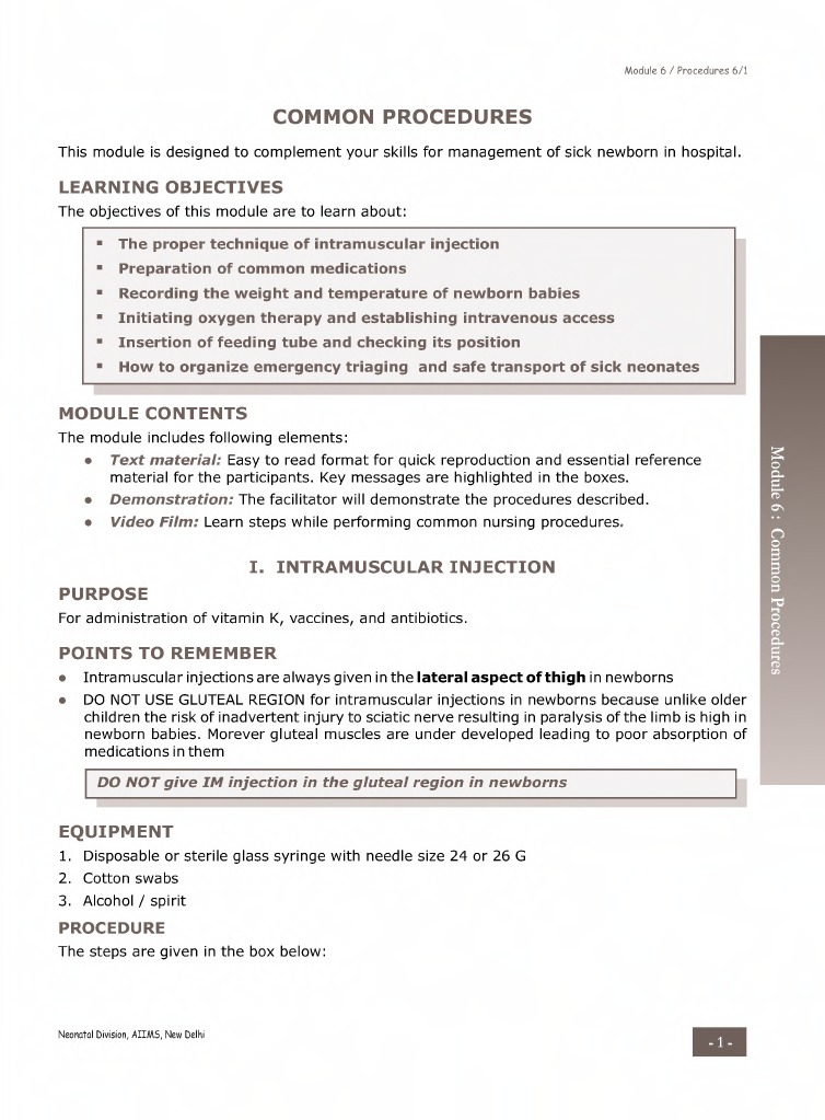 Common Procedures 6 | PDF