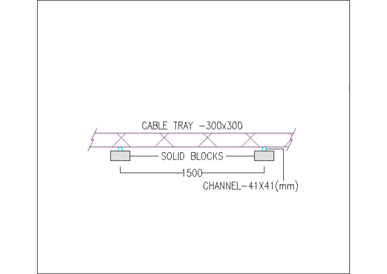Cable Tray Layout Fixation Details | PDF