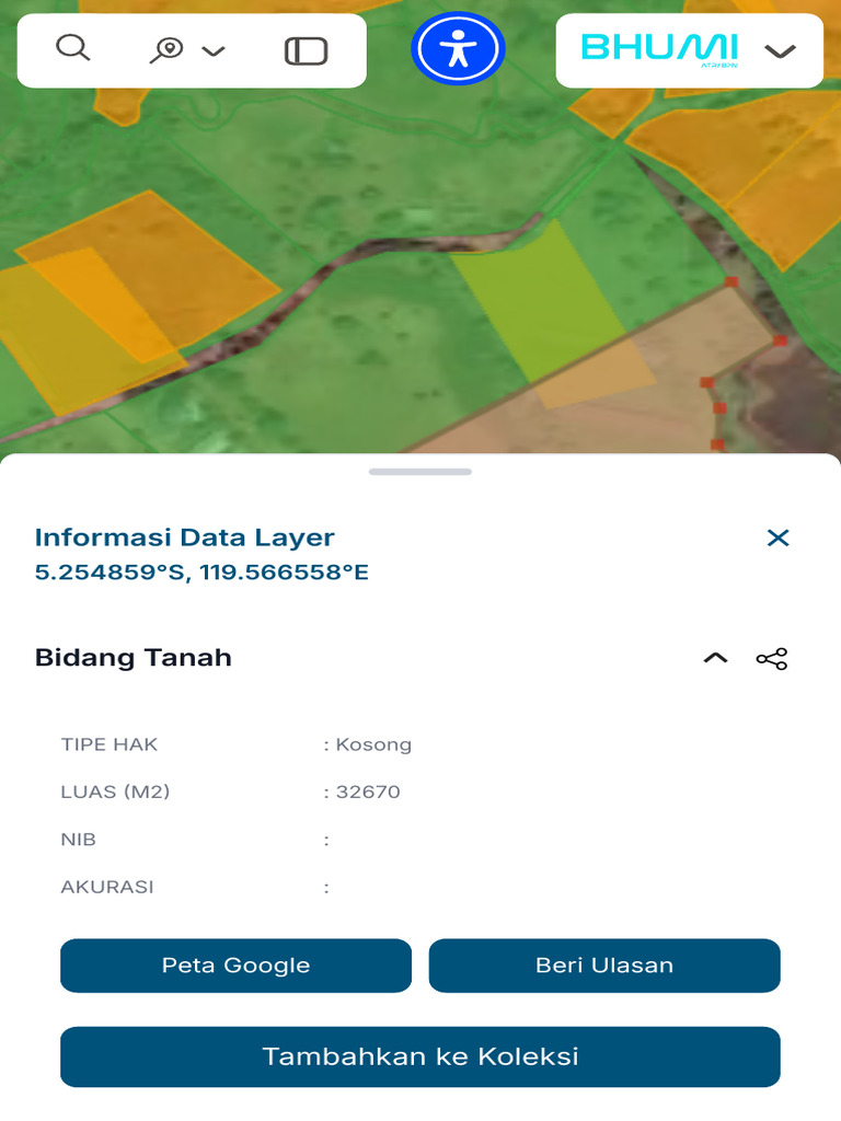 Peta Interaktif Bhumi ATR/BPN | PDF
