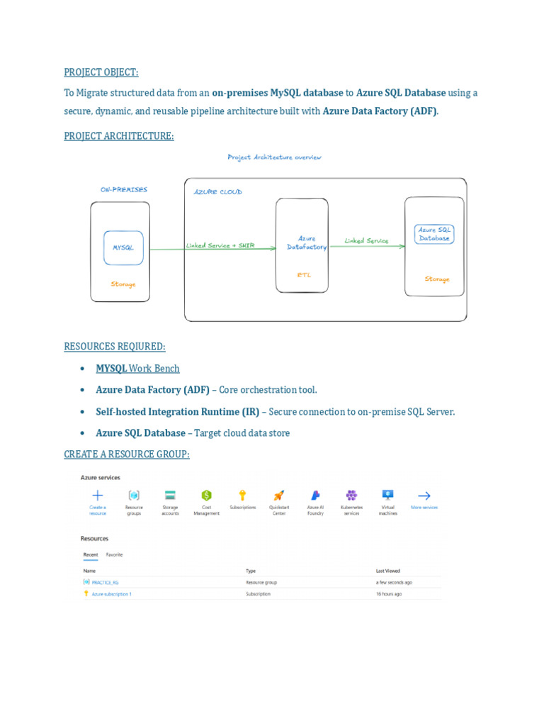 On-Premises MySQL Database To Azure SQL Database | PDF | Databases | Parameter (Computer ...