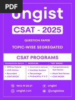 UPSC CSAT Number System PYQs With Answer Key 240523 071954 | PDF ...