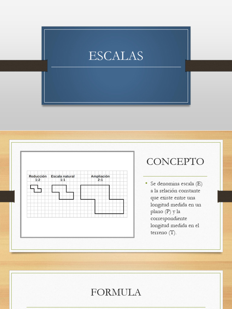 Tipos y Uso de Escalas en Planos | PDF | Mapa | Longitud