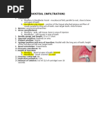 Maxillary Injections Cheat Sheet | PDF | Dentistry | Dentistry Branches