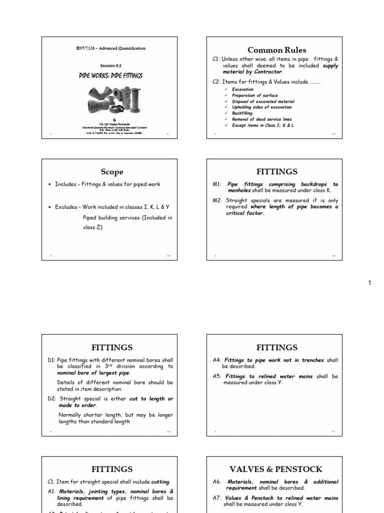 Advanced Pipe Fittings & Valves Guide | PDF
