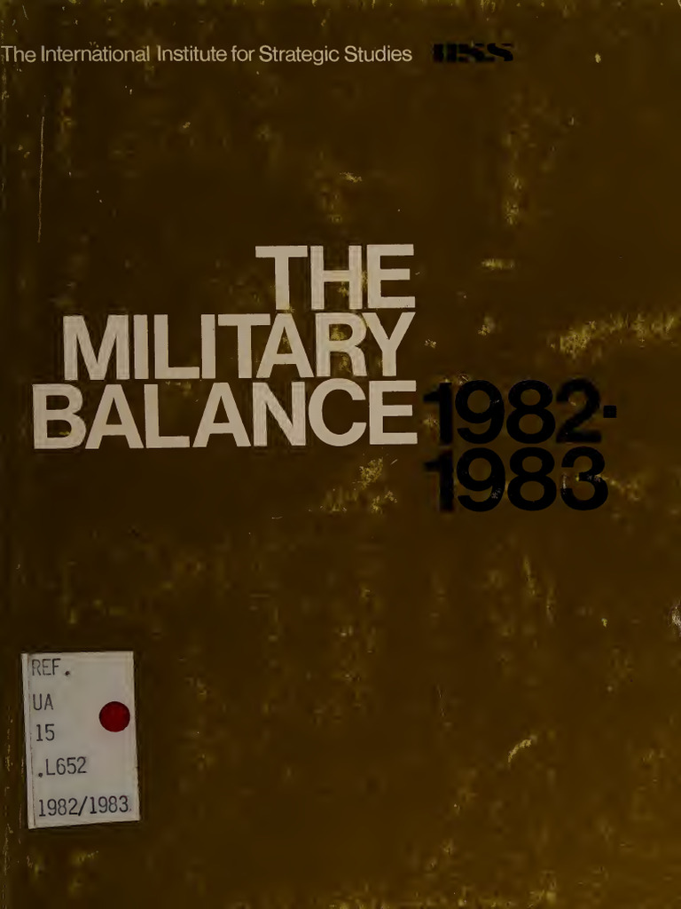 The Military Balance 1982-1983 | PDF | Division (Military) | Gross ...