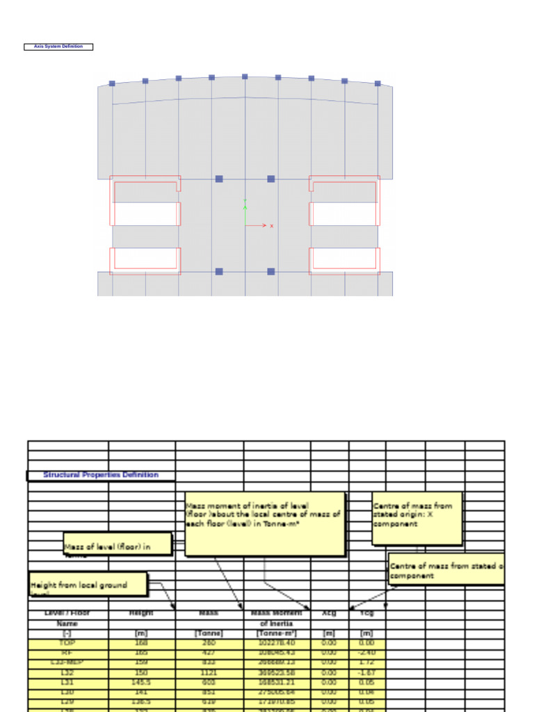 Structural - Dynamic - Data (Concrete Option) | PDF