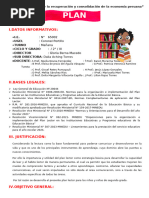 Plan Lector Primer Grado | PDF | Educación primaria | Comprensión lectora