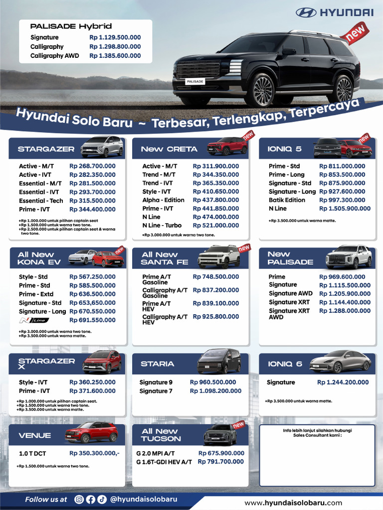 Pricelist HYSB Juni2025 | PDF