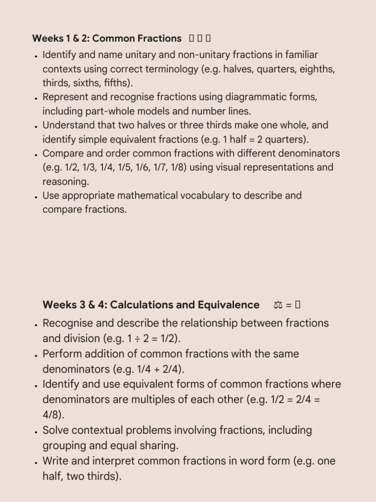 Understanding Fractions and Measurements | PDF | Shape | Length