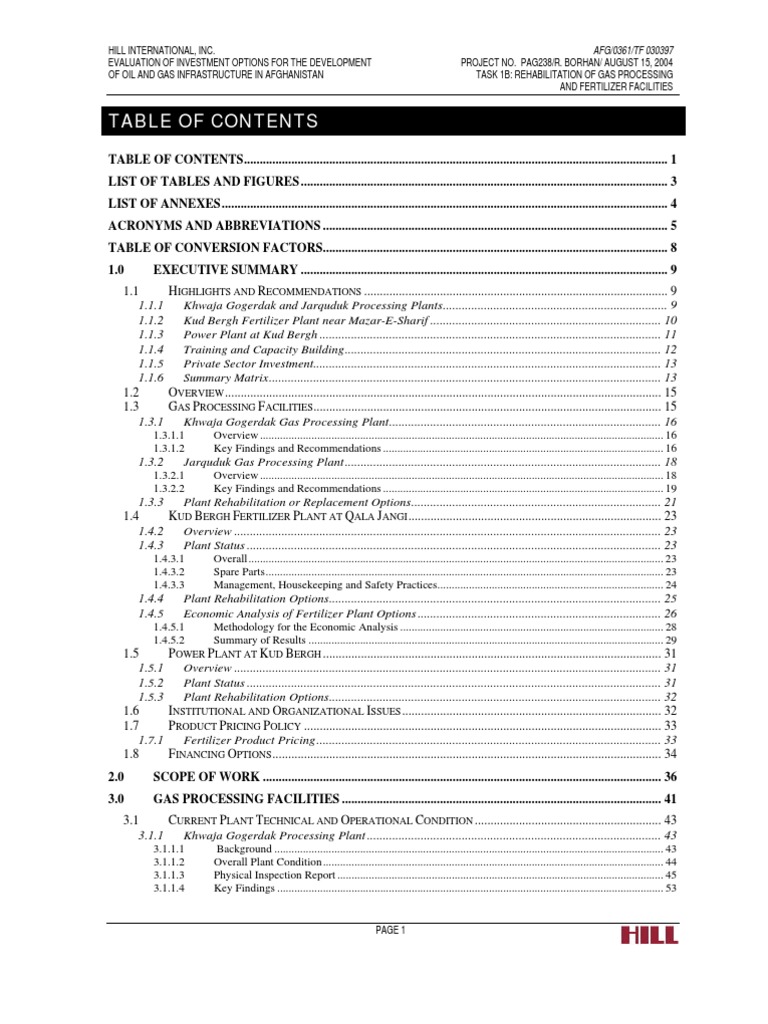 Task 1 B | PDF | Natural Gas | Fertilizer