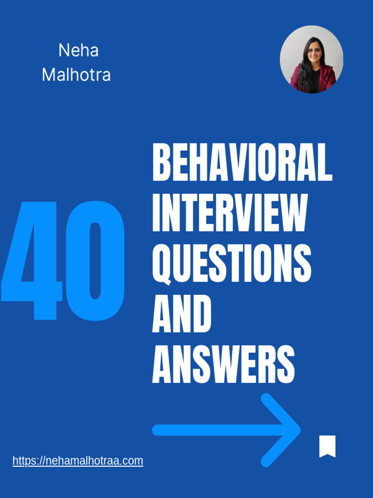 Behavioral Interview Questions Guide | PDF | Goal | Customer Satisfaction