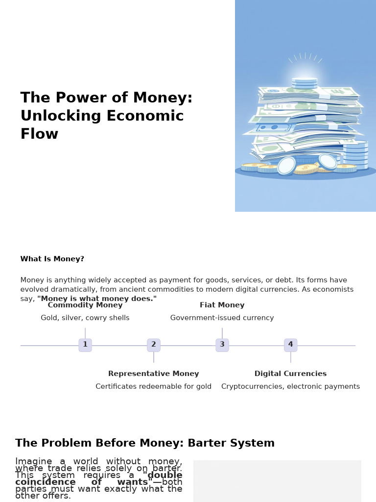 The Power of Money Unlocking Economic Flow | PDF | Money | Financial ...