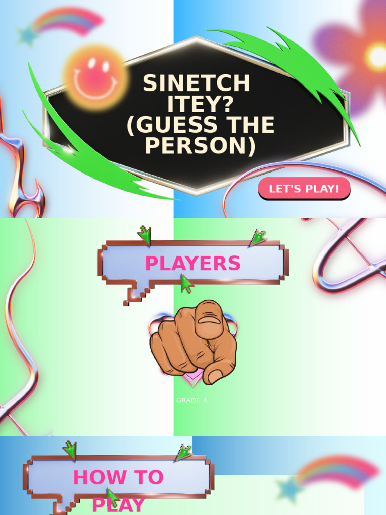 Sinetch Itey: Guess the Person Game | PDF