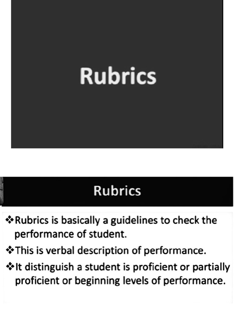 Rubrics and Portfolio | PDF