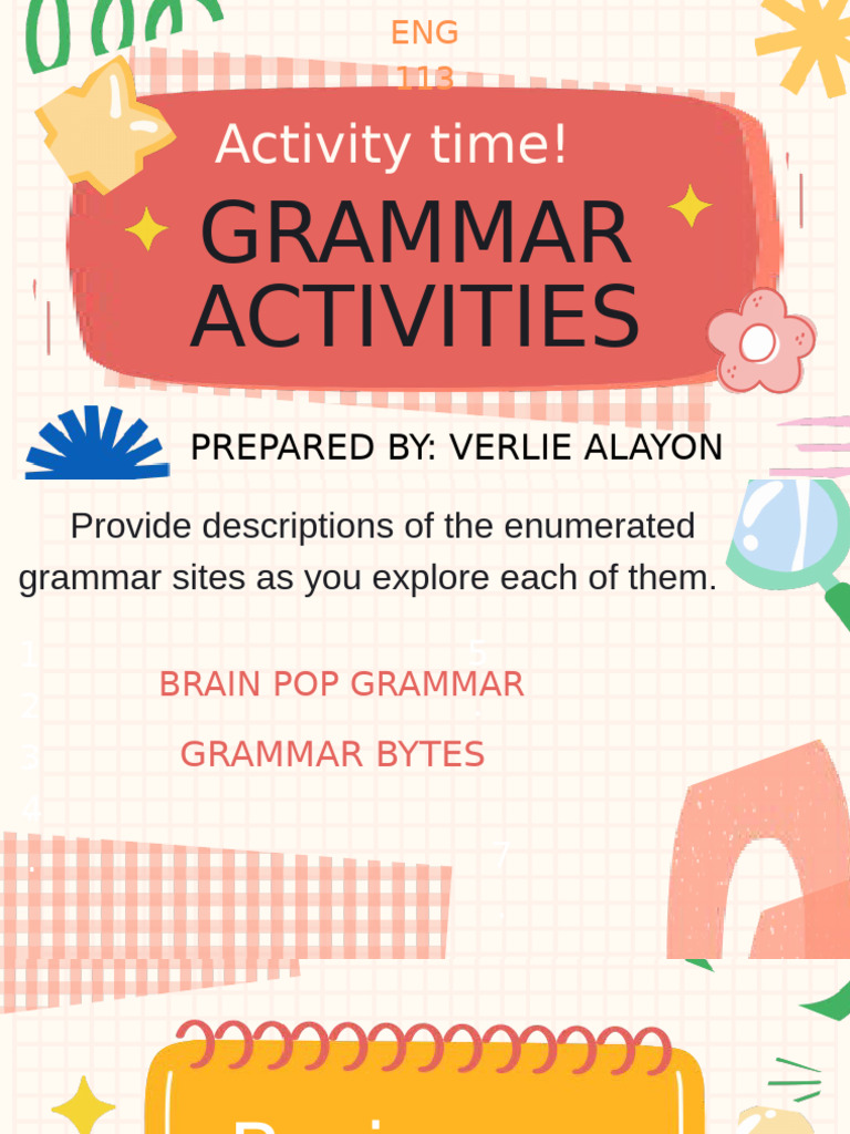 Pink and Blue Cute Colorful Grammar Games Presentation - 20250715 ...