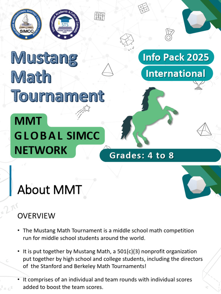 Mustang Math Tournament 2025 Info Pack | PDF | Geometry | Theorem