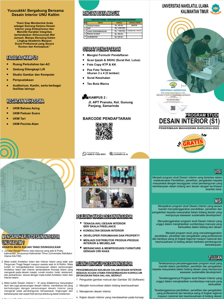 Brosur Desain Interior_PMB 2024_2025 | PDF